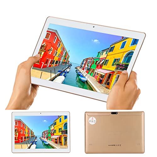 Aoutecen 10.1in HD Tablet, 5 Million PX Rear Camera Gaming Tablet 2 Million PX Front Camera 1280x800 Resolution ROM 64GB for Gaming for Video for Android9.0(#3)