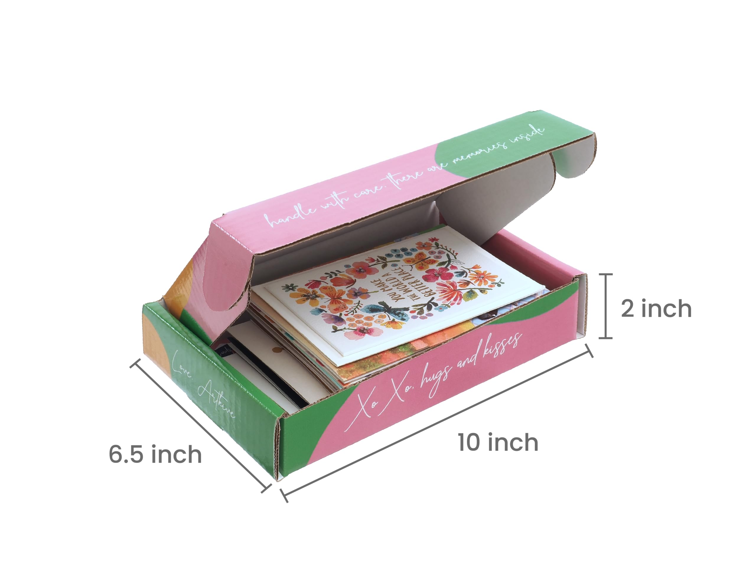 Cards by Artkive Greeting Card Organizer Book - We Transform Cards into a Keepsake Book Gift - Perfect for Birthday, Holiday, Graduations, Baby Showers, etc. (Recycle Cards)