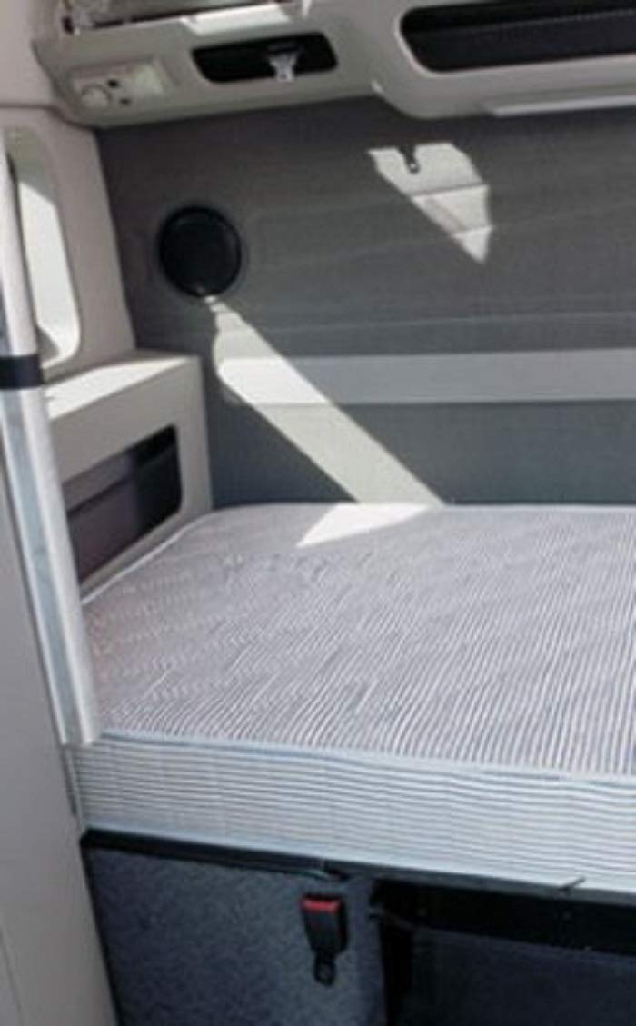 Designs International 7" Thick 32" W x 79" L Innerspring Mobile Mattress Gray Semi Truck Sleeper Cab Bed RV Bunk
