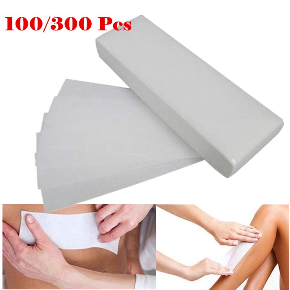 ROSENICE 100pcs Wax Strips Paper Professional Facial Body Hair Removal Depilatory Nonwoven Epilator