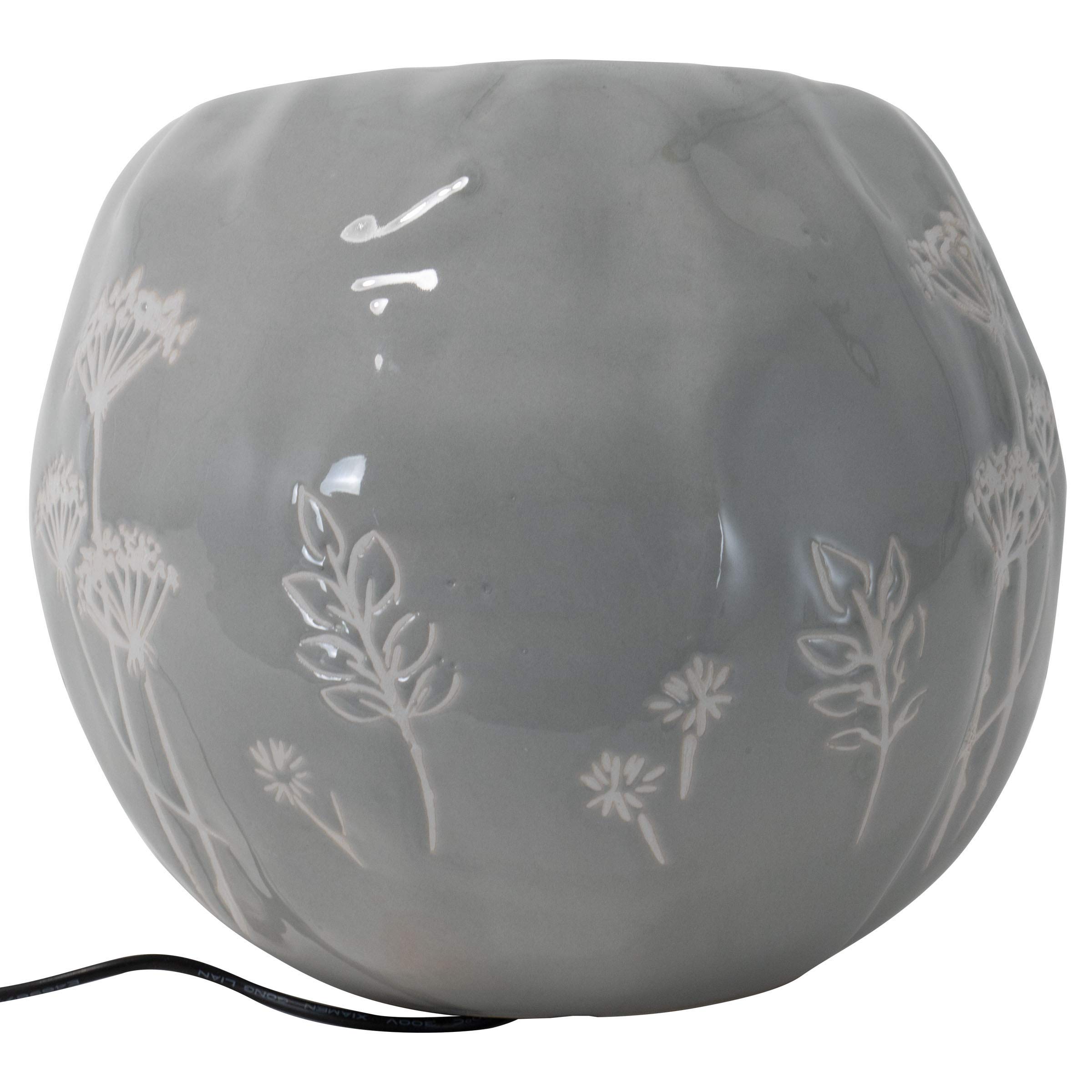 Foreside Home and Garden Multicolor Wildflower Ceramic Indoor Water Fountain with Pump