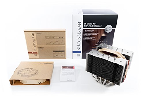 Noctua NH-D15 SE-AM4, Premium Dual-Tower CPU Cooler for AMD AM4 (Brown)