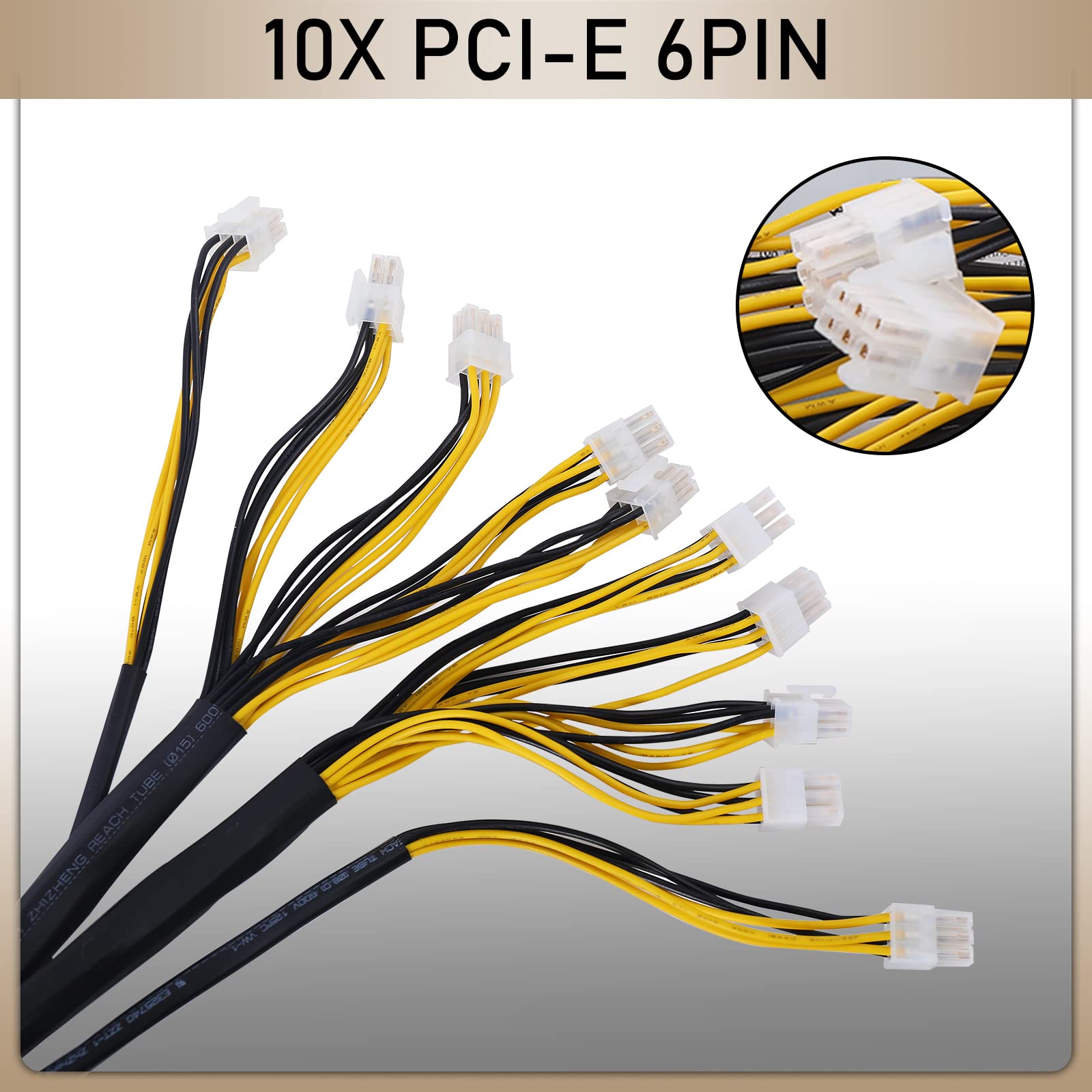 Apw7 1800W Asic Miner Power Supply 110V 264V 6-pin Connector Mining PSU for Antminer Bitmain Bitcoin Miner S9 or L3