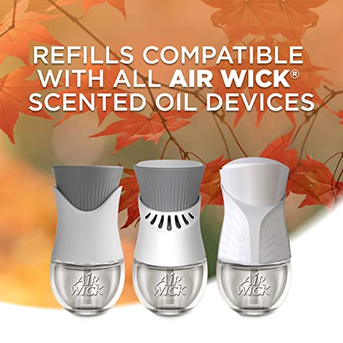 Air Wick Plug In Scented Oil Refill, 5 ct, Ripe Cranberry and Currants, Air Freshener, Essential Oils, Fall Scent, Fall decor
