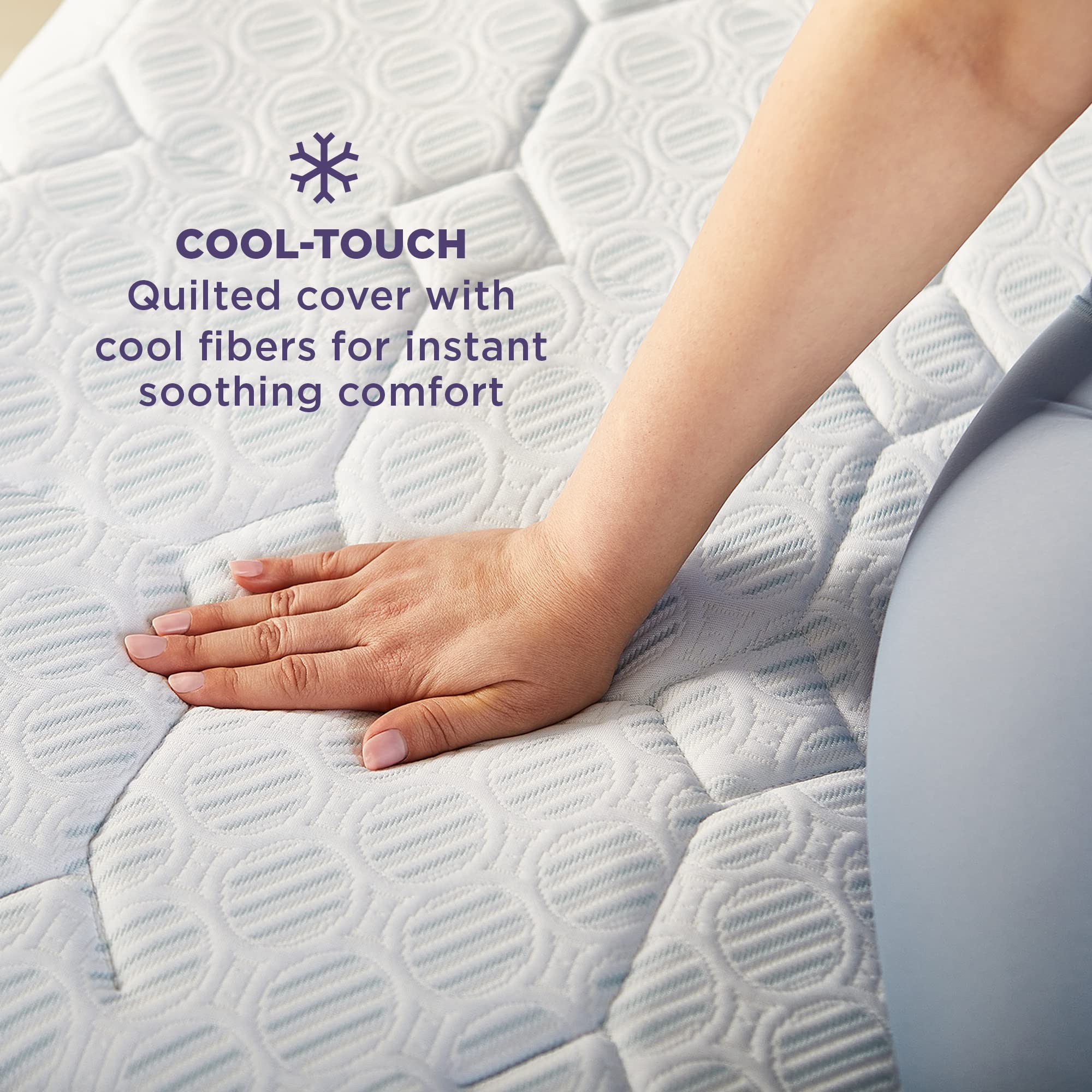 Sleep Innovations Ellis 12 Inch Advanced Cooling Gel Plus Memory Foam Mattress with Dual Cool Cover, California King Size, Bed in a Box, Soothing Medium Support