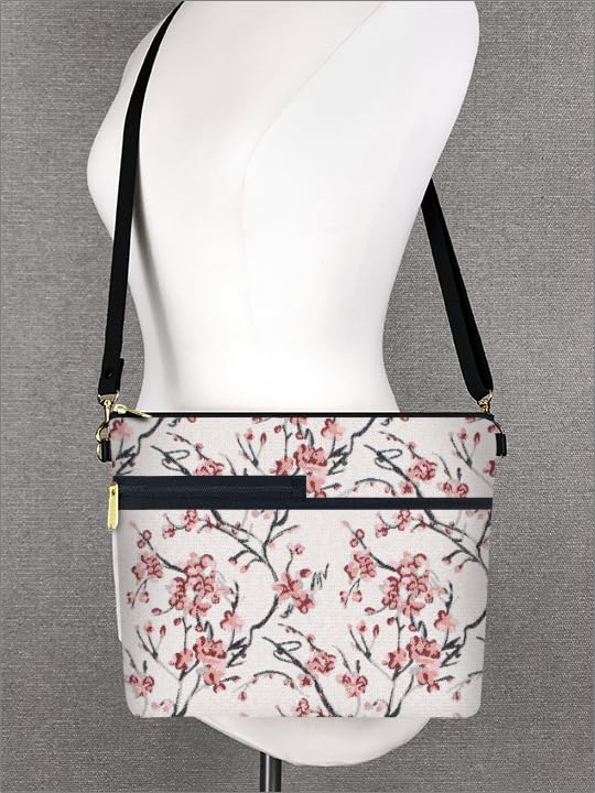 Danny K. Women's Tapestry Bag Shoulder Handbag, Large Zipper Purse Handmade in the USA (L'Amour)