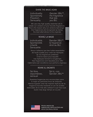 PB ParfumsBelcam Gender 2 BU Eau De Toilette Spray, Our Version of a Designer EDT, 100ml
