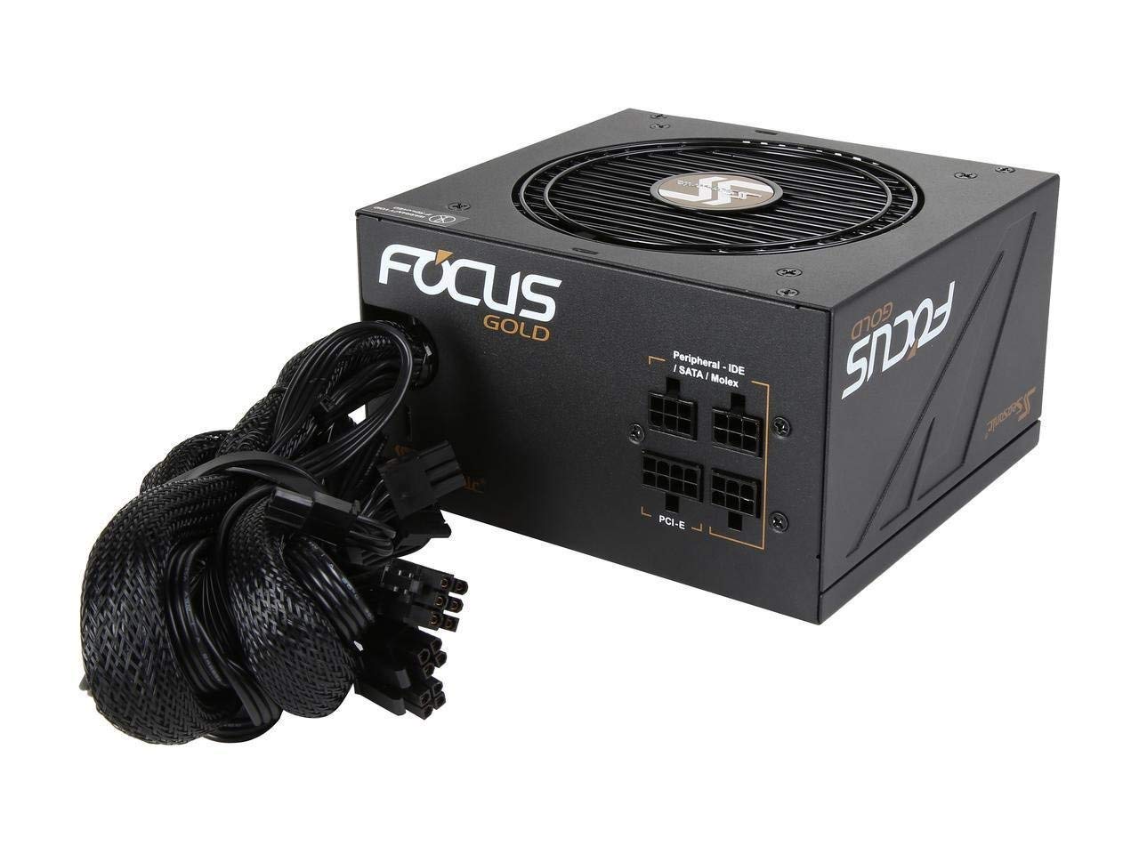 Seasonic FOCUS 750 Gold SSR-750FM 750W 80+ Gold ATX12V & EPS12V Semi-Modular 7 Year Warranty Compact 140 mm Size Power Supply
