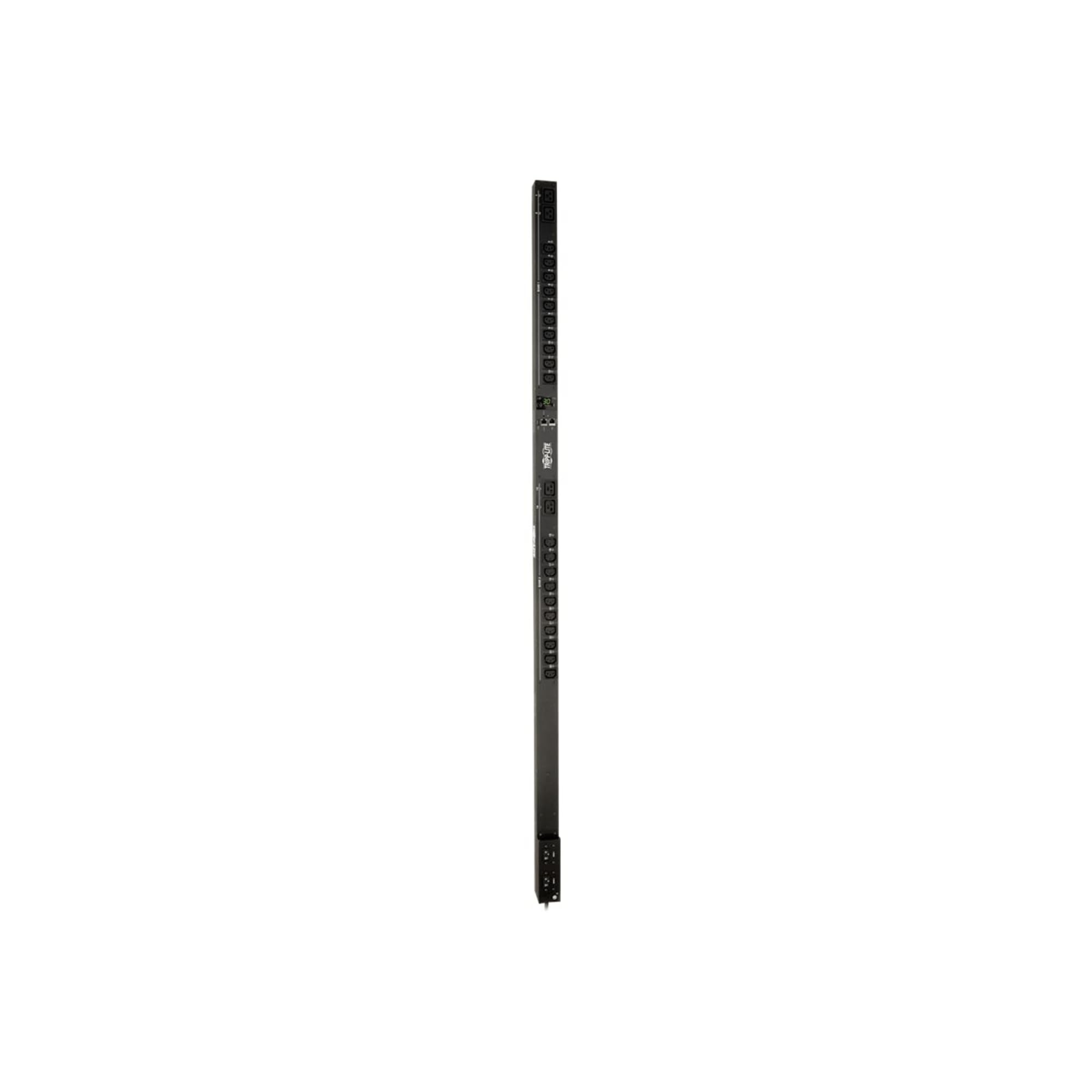 Tripp Lite PDU Switched 5/5.8kW 208/240V 20 C13 & 4 C19 30A LX Platform L6-30P Vertical 0URM Rack-Mount TAA (PDUMV30HVNETLX) Red