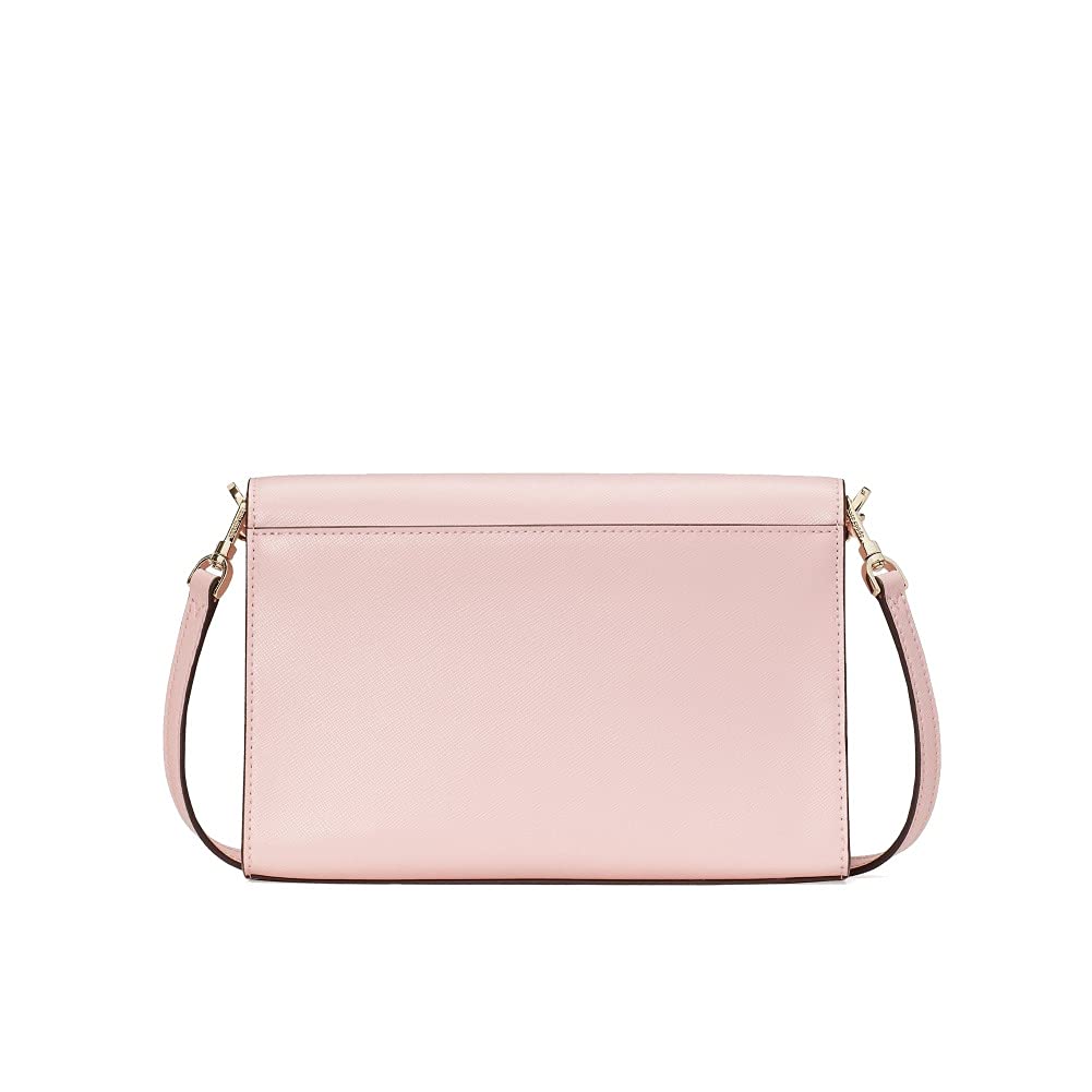 KATE SPADE CARSON CONVERTIBLE CROSSBODY SHOULDER LEATHER BAG IN LIGHT CREPE