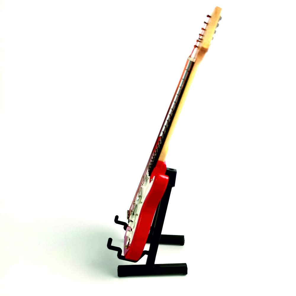 ALANO Mini Musical Ornament red Electric Guitar Model with Stand Guitar Model (GE93R-17)