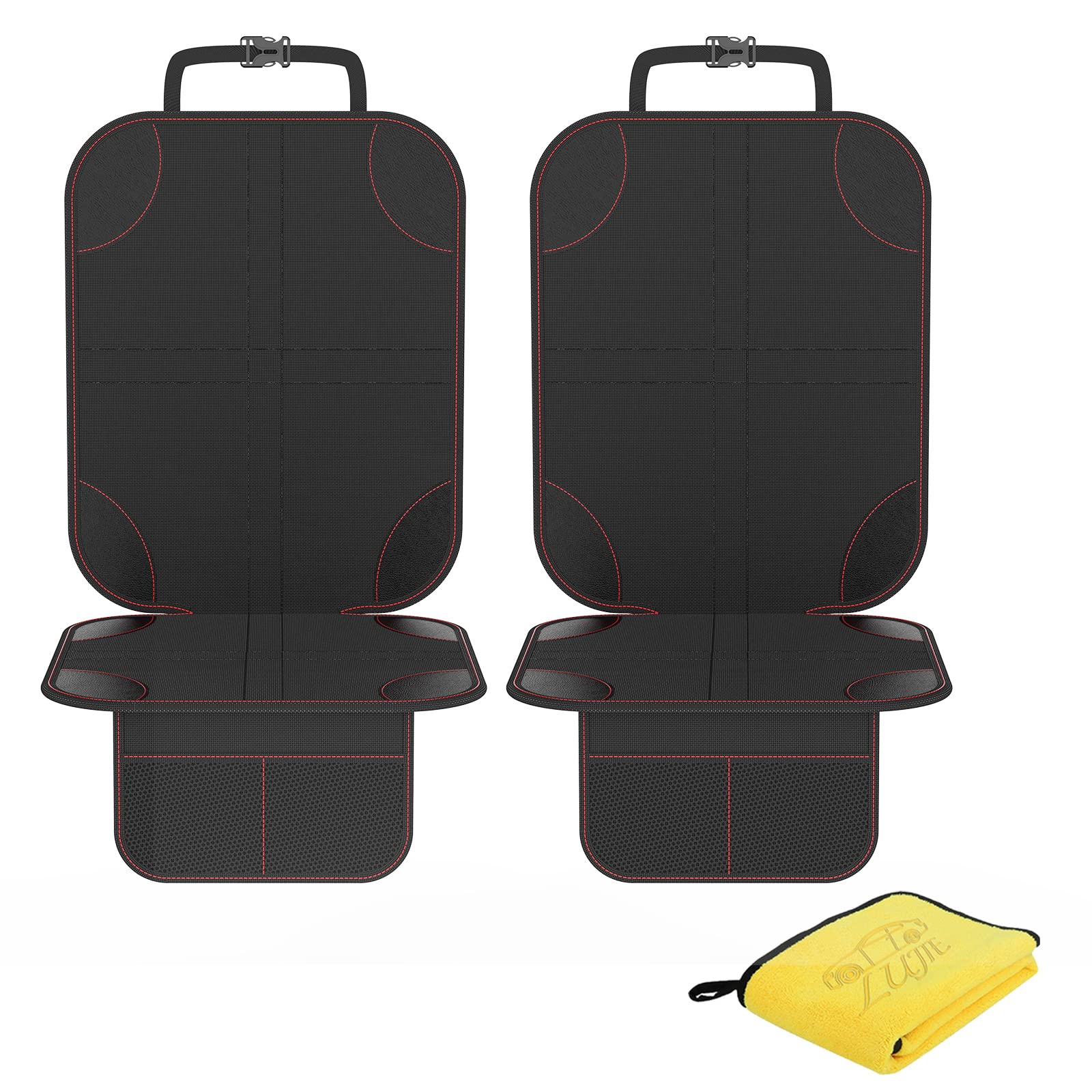 Car Seat Protector,Baby Kids Protection Cushion,Car Seat Protector Under Car Seat, Thickest Non-Slip Car Seat Protector for Baby/Child Car Seat, for Baby and Pet Car Seat Protection Cushion (2-Pack)
