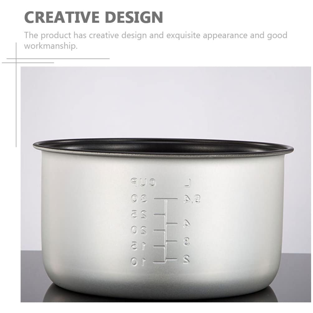Healeved Power Rice Container Rice Cooker Inner Pot Rice Cooker Replace Liner Nonstick Cooking Pot Inner,3.6 Qt Rice Cooker Small Rice Cooker Small Rice Cooker Small Rice Cooker Small