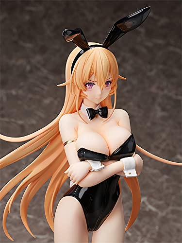 FREEing Food Wars! Shokugeki no Soma: Erina Nakiri(Bare Leg Bunny Ver.) 1:4 Scale PVC Figure,Multicolor