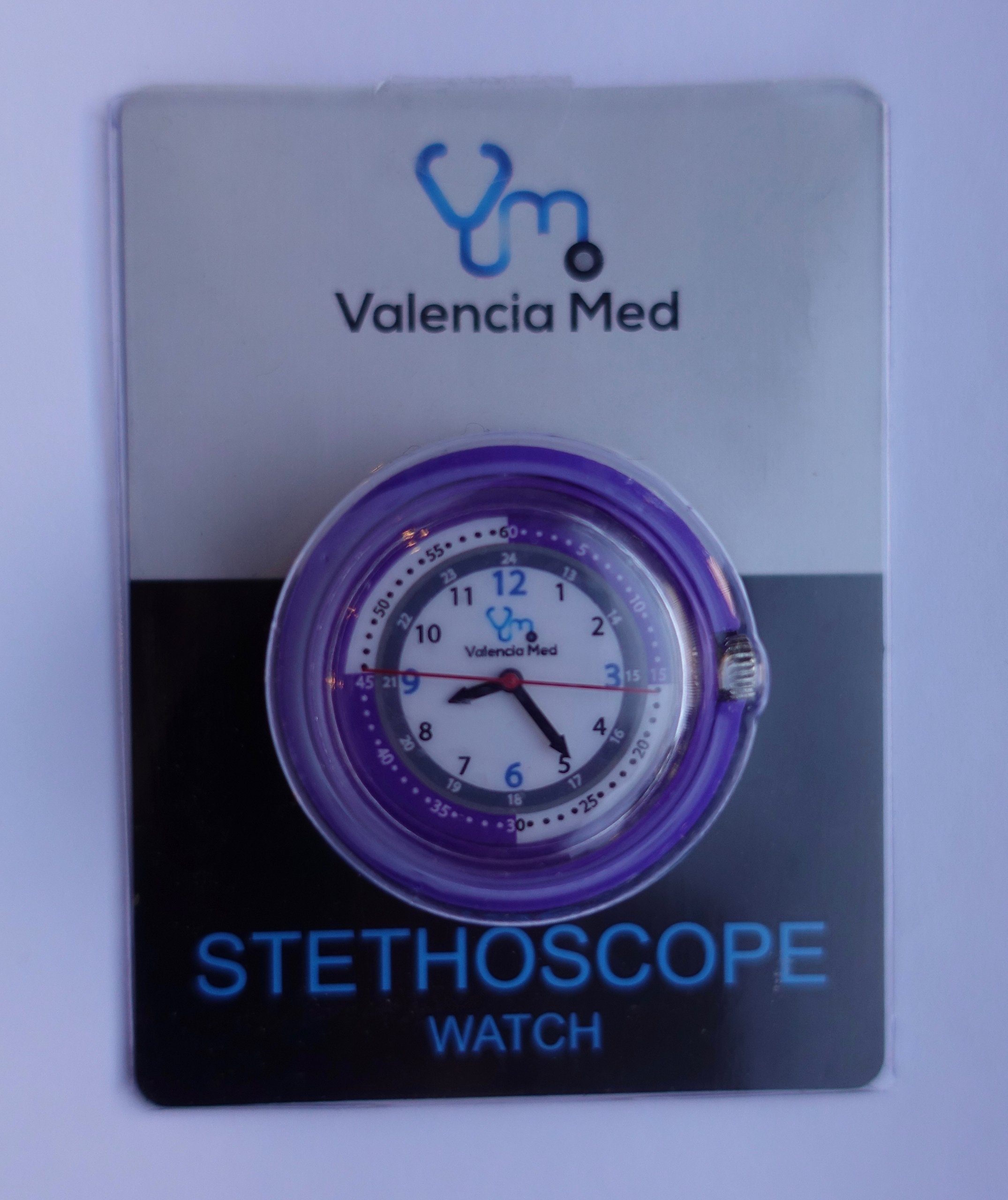 Valencia Med Stethoscope Watch, Purple