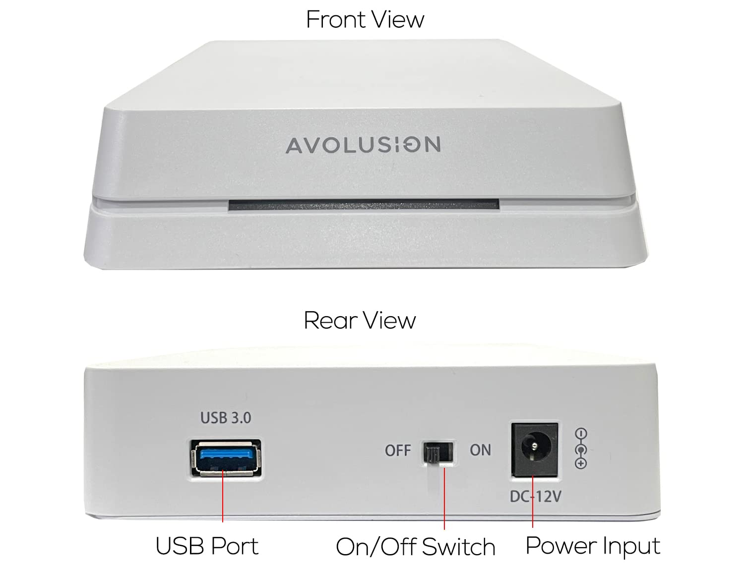 Avolusion HDDGear Pro 6TB 7200RPM USB 3.0 External Gaming Hard Drive (for PS5) White (Renewed)