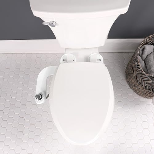 Bio Bidet 7ZSLIMEDGE2DRY SlimEdge Bidet Toilet Seat, White