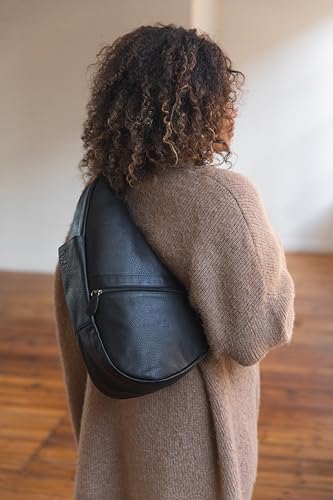 AmeriBag Classic Leather Healthy Back Bag X-Small (Black)