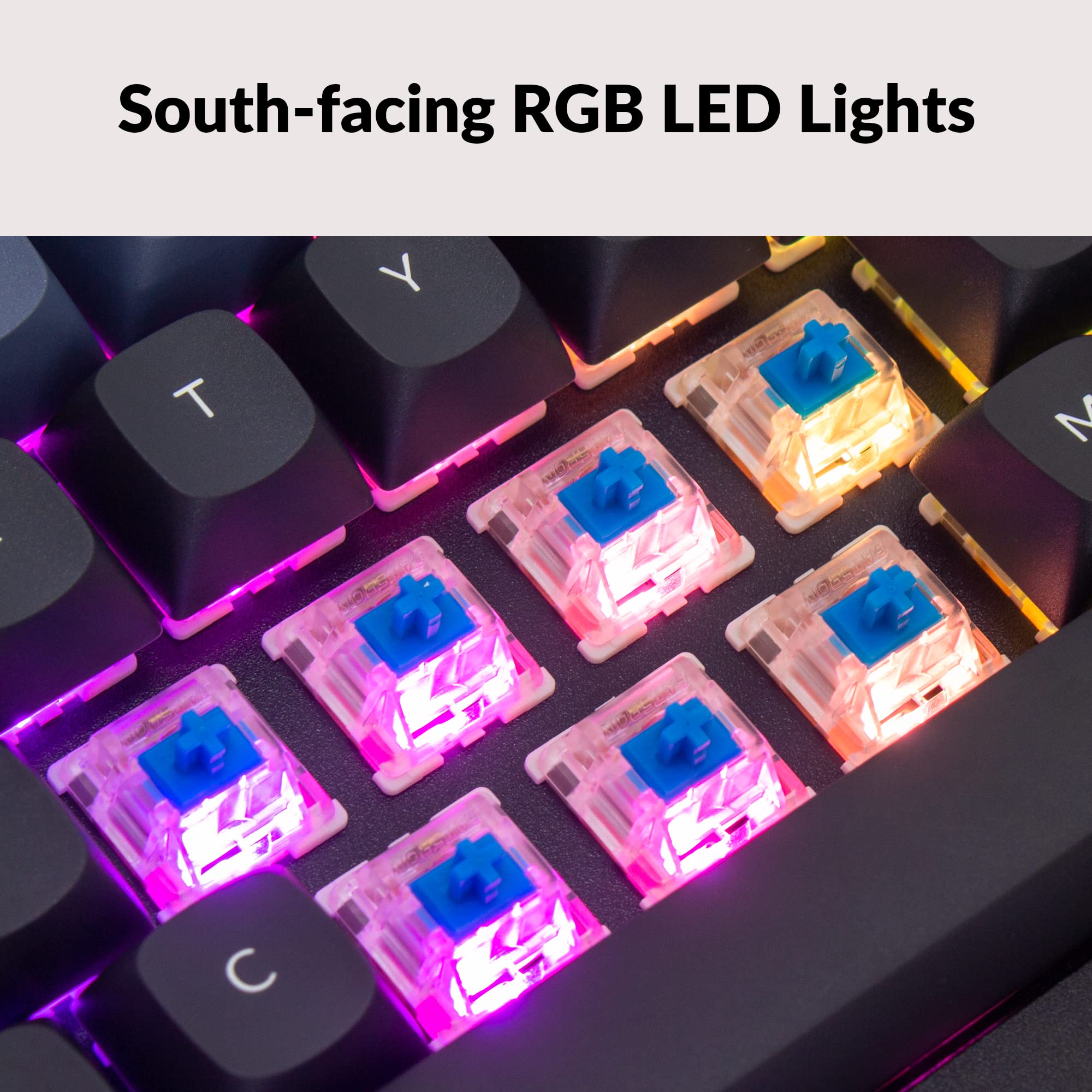 Keychron Q4 Wired Custom Mechanical Keyboard, QMK/VIA Programmable Macro, Full Aluminum, Hot-Swappable Gateron G Pro Red Switch, 60% Layout Double Gasket Compatible with Mac and Windows - Black