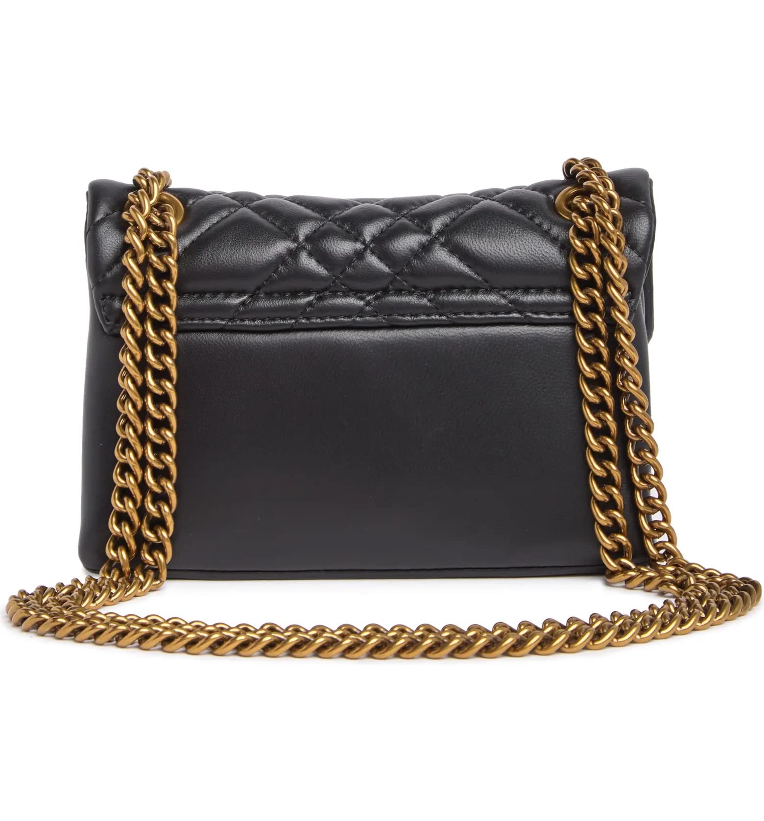 Kurt Geiger London Mini Brixton Lock Leather Bag, Black