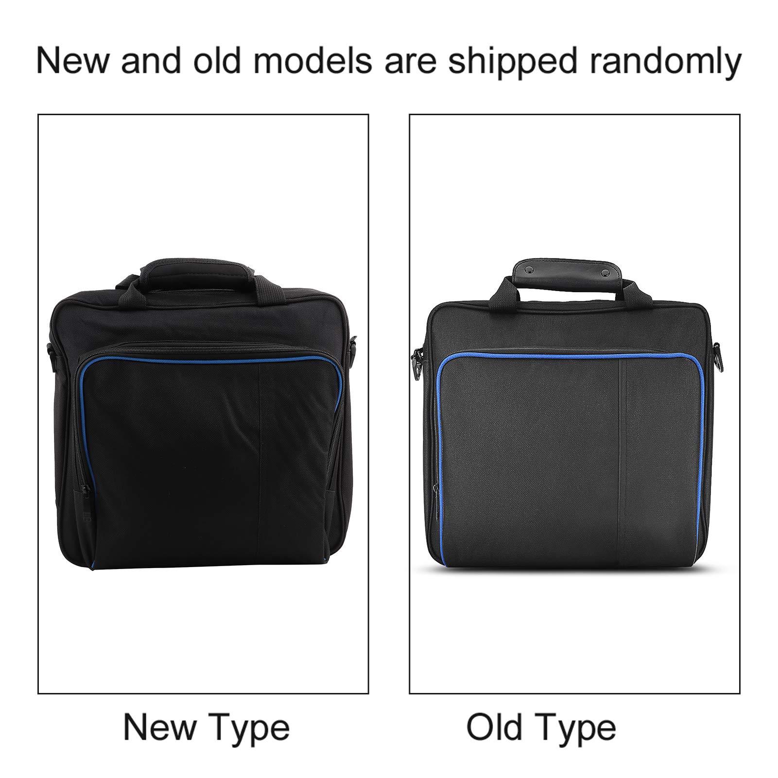 Kuuleyn PS4 Carrying Case Travel, Carrying Case for PS4, Portable Handbag Travel Storage Bag Fully Protective Shoulder Bag Waterproof for Ps4 Pro PS4 Slim
