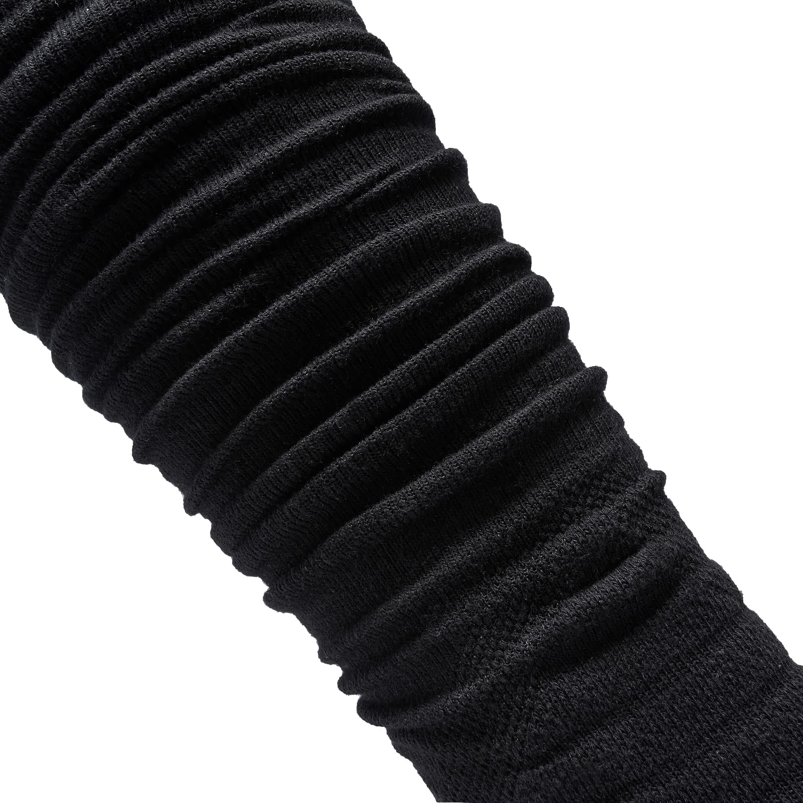 AK SOK Two Pairs Extra Long Football Socks,Men's Athletic Socks,Tight Sports Socks for Men & Boys (as1, alpha, l, regular, regular, Black)