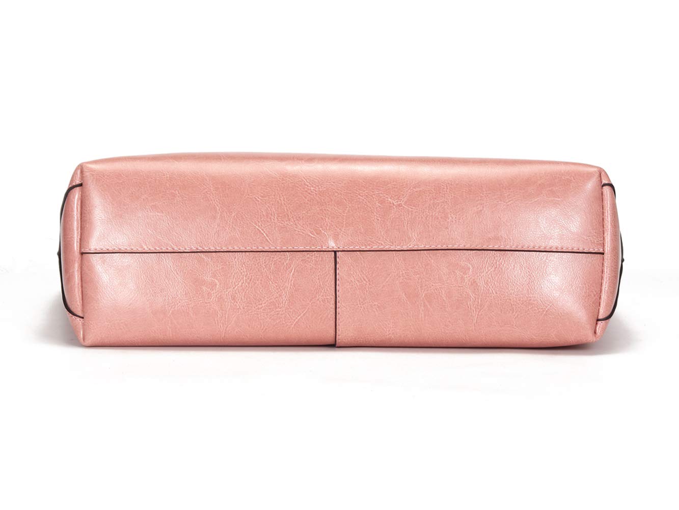 Covelin Women's Handbag Genuine Leather Tote Shoulder Bags Soft Hot Pink