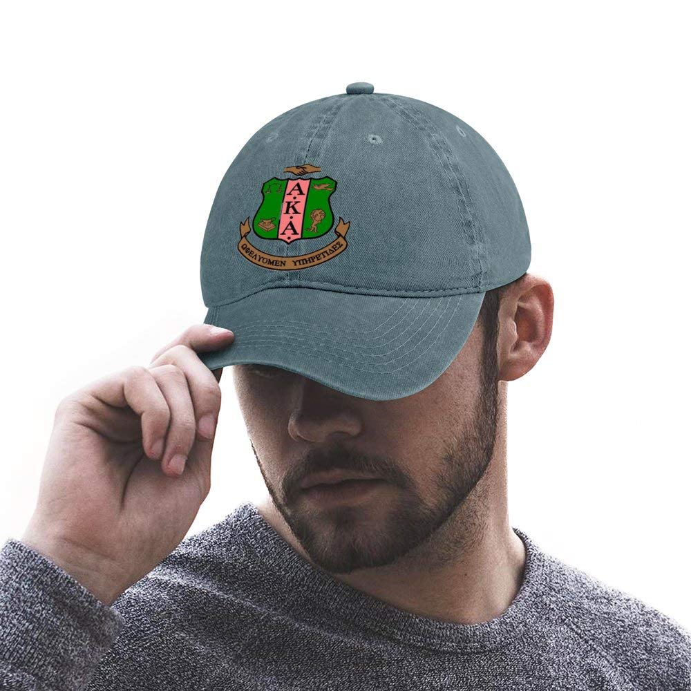 AKA SOR-ority Unisex Baseball Cap 100% Cotton Classic Washed Denim Adjustable Dad Hat Fits Men Women