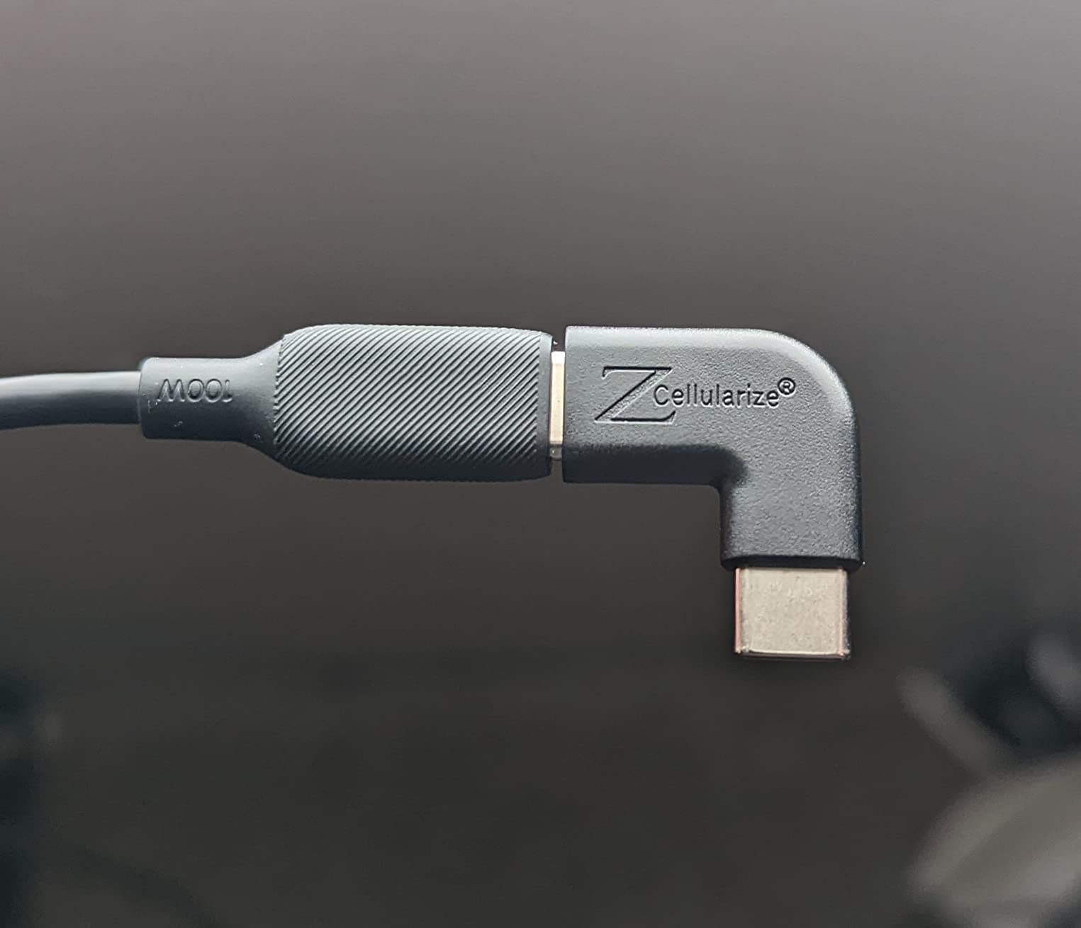 Cellularize USB C Extender Adapter 40Gbps 240W Short Dock Cable Extension Type-C 8K@60Hz PD Low Profile Male to Female Thunderbolt QC & Data Transfer for USB-C Devices (Right Angle, 4 Pack)