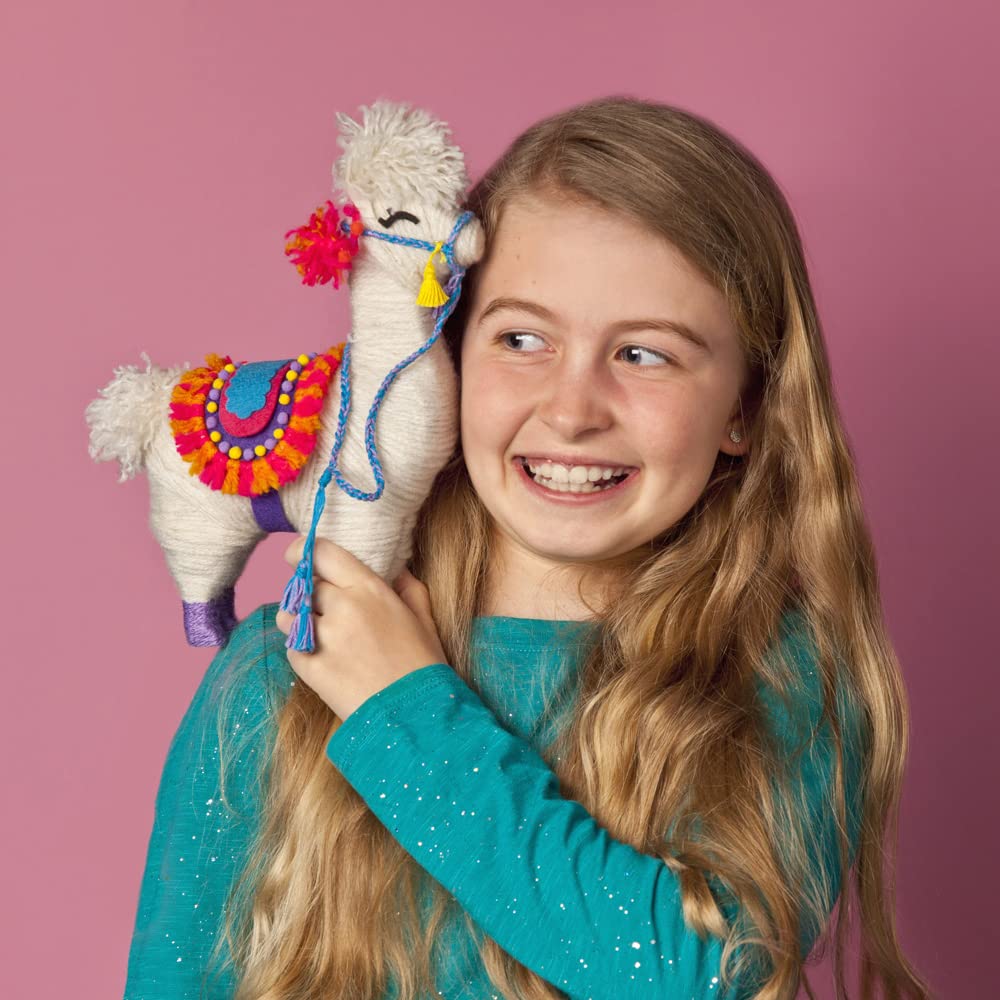 Craft-tastic β Yarn Llama Kit β Craft Kit Makes 1 Yarn-Wrapped Llama