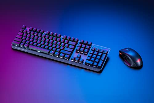 ASUS ROG Strix Scope NX Wireless Deluxe Gaming Keyboard - Tri-Mode Connectivity (2.4GHz RF, Bluetooth, Wired), ROG NX Red Mechanical Switches, PBT Keycaps, Aura Sync RGB, Magnetic Wrist Rest, Black
