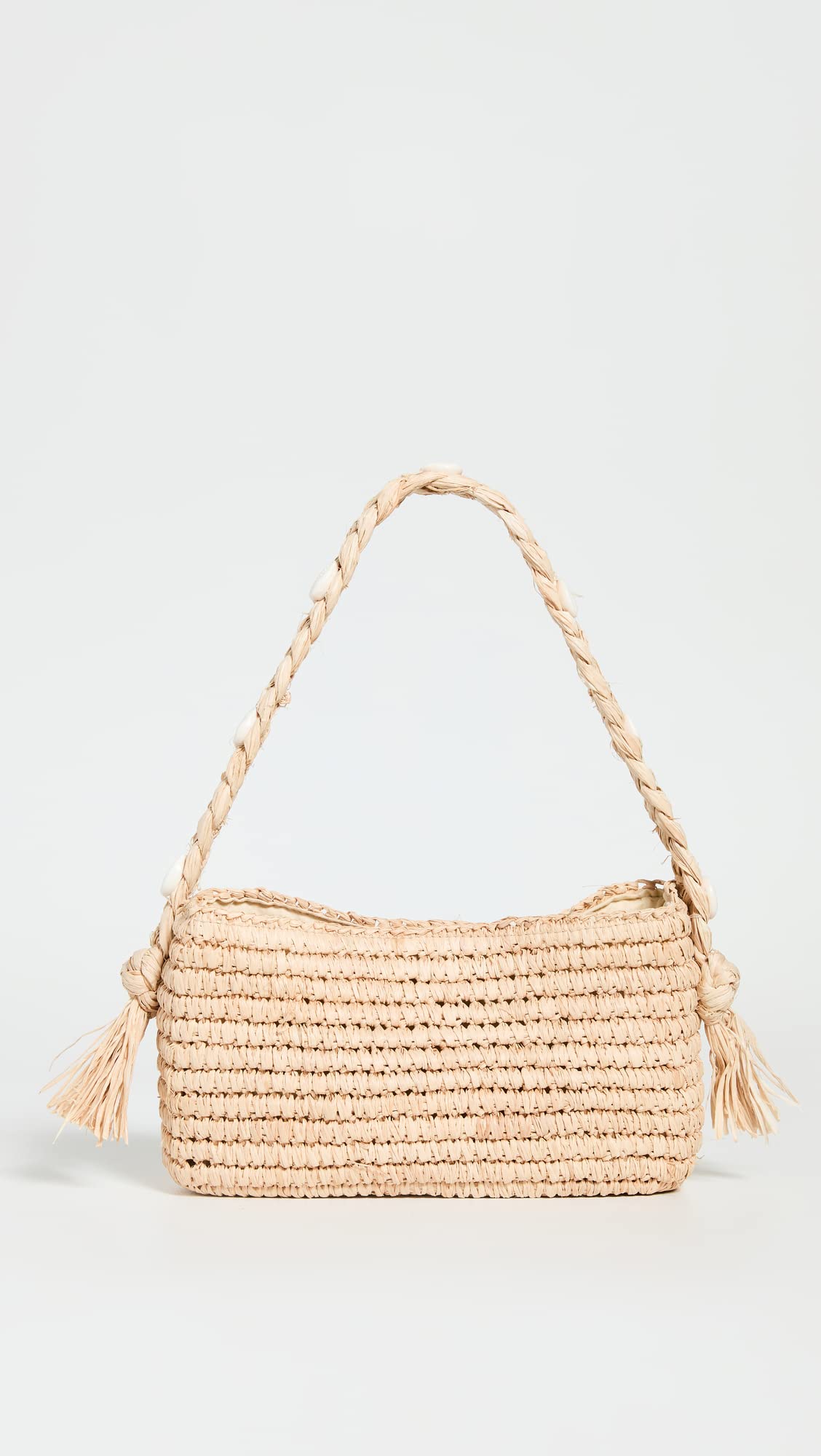 L*Space Women's AZALEA BAG, Natural, White, Black, Grey, One Size