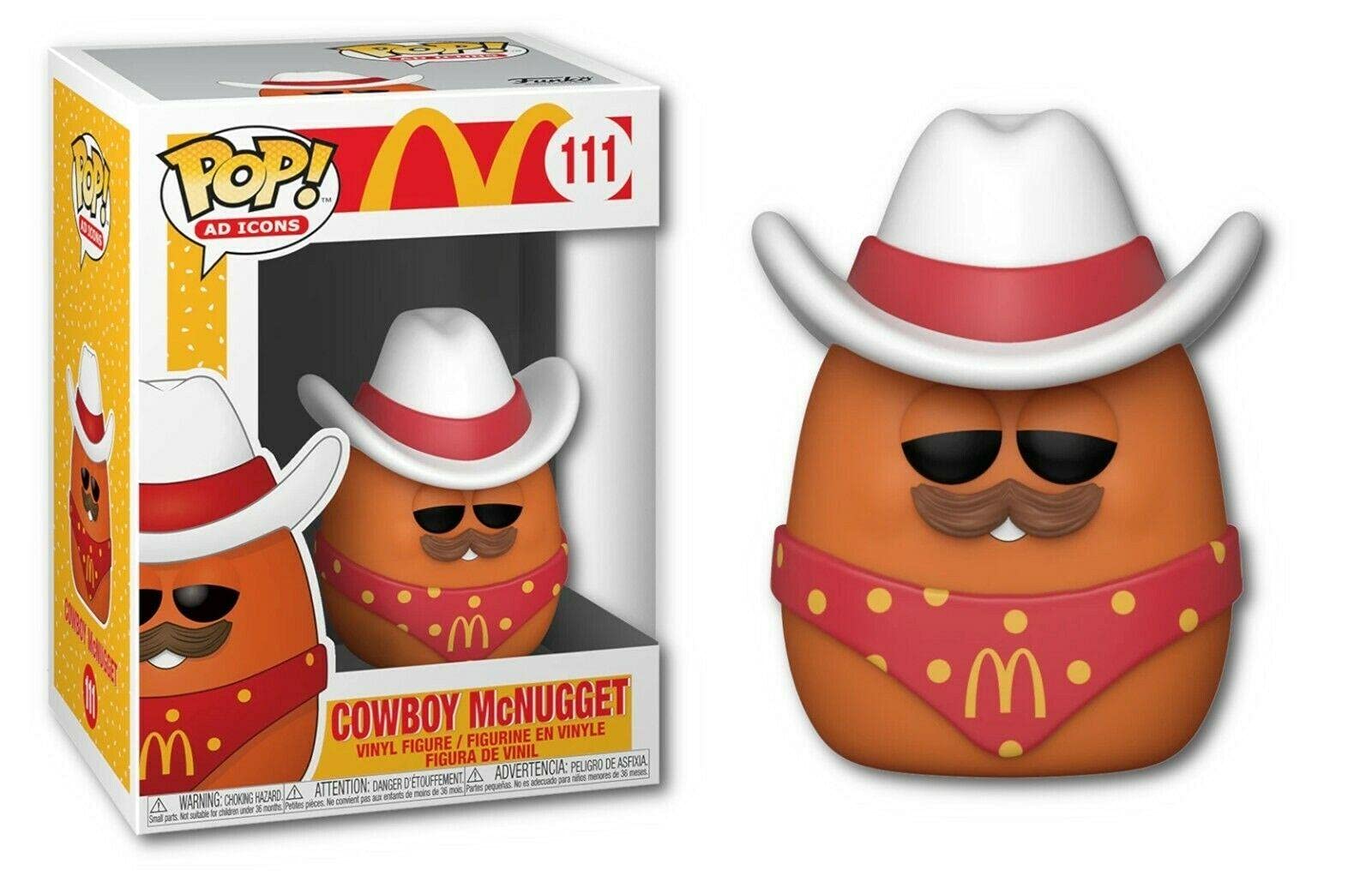 Funko POP Ad Icons: McDonald's - Cowboy Nugget, Multicolor, Standard