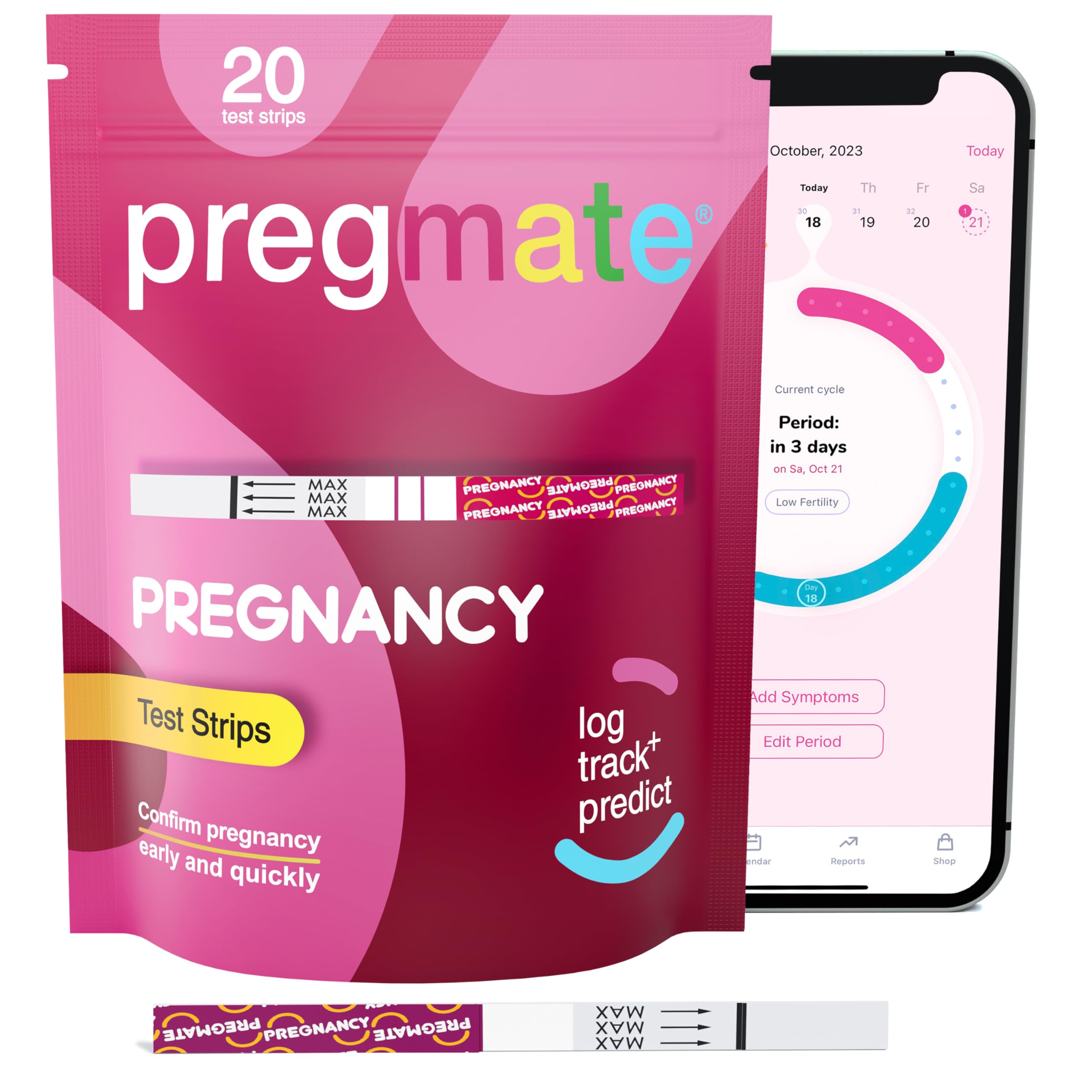 Pregmate Pregnancy Test Strips (20 Count)