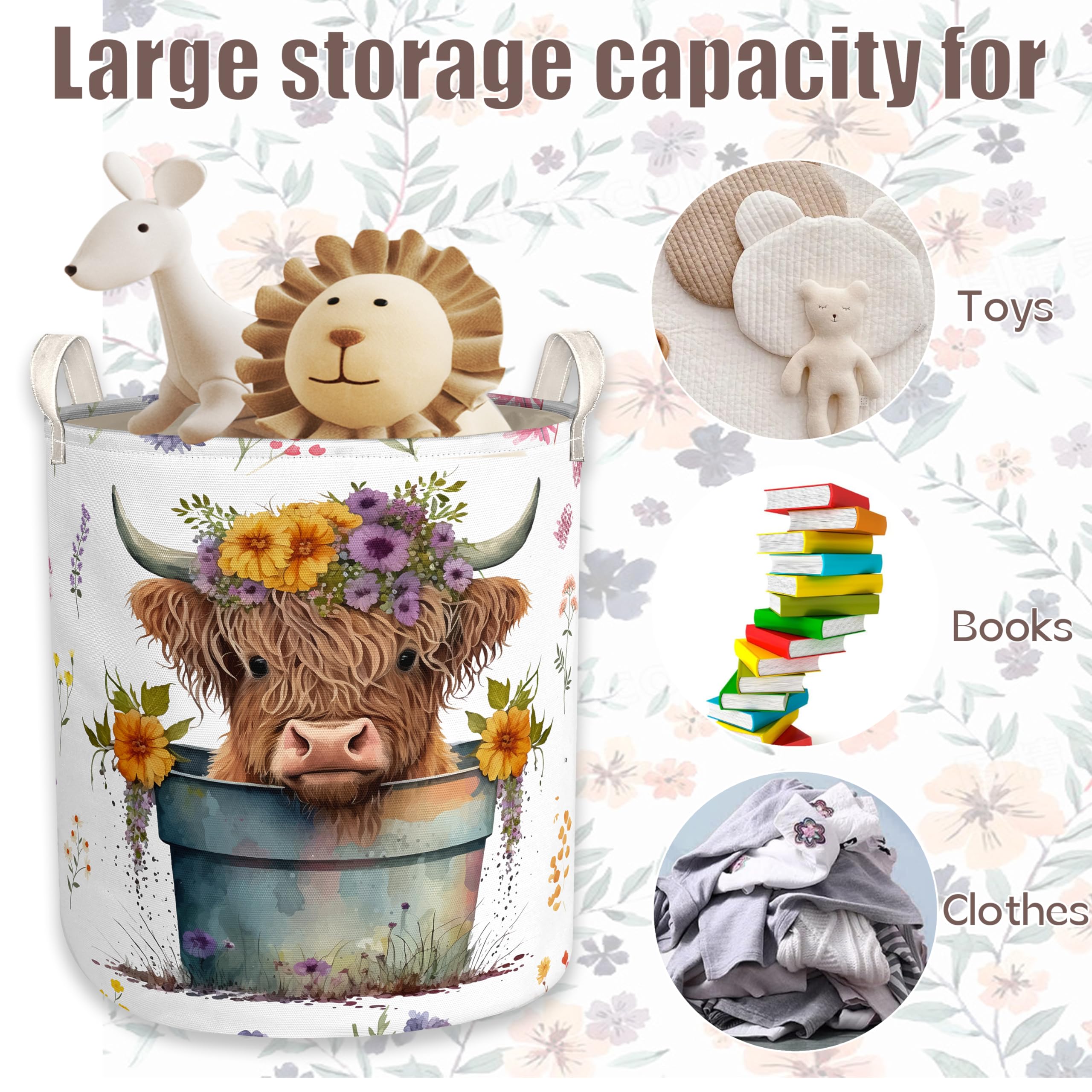 BBSET Star Laundry Basket Foldable Kids Galaxy Laundry Hamper Light weight Clothes Storage Basket Waterproof Room Toy Organizer Boys Girls Gift Bin for Decor (Star, 43L), LBT0318