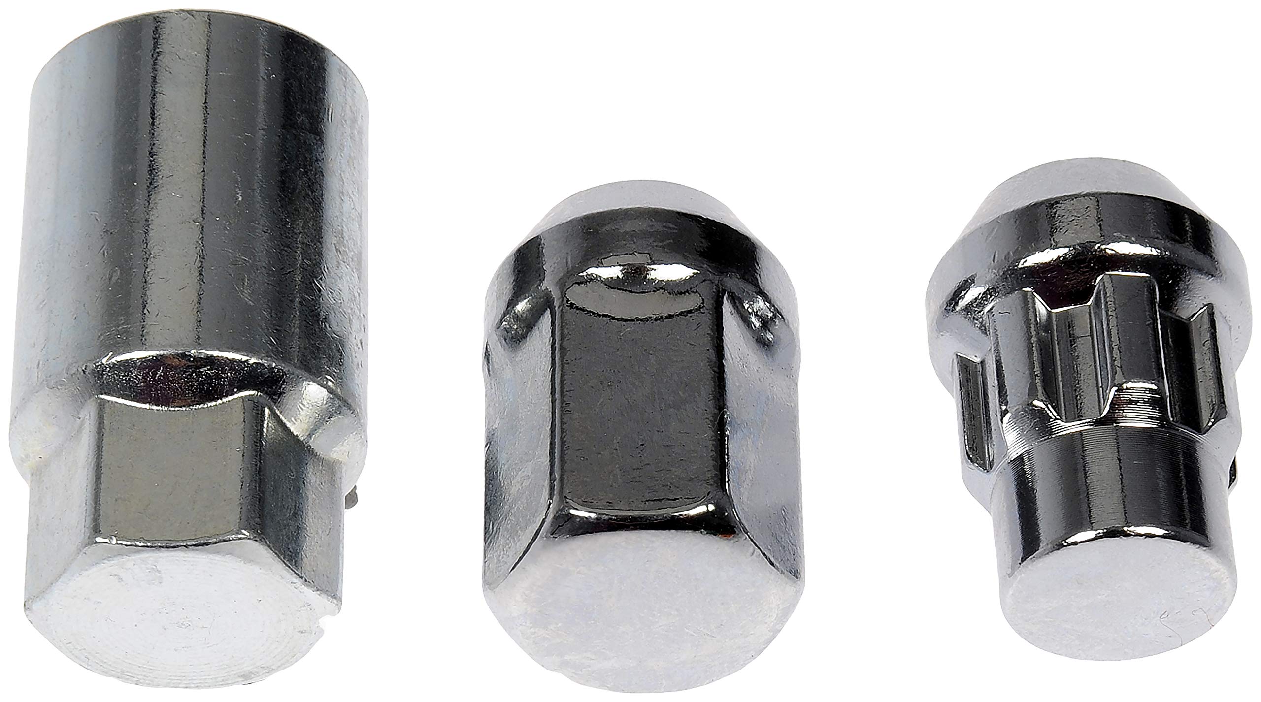 Dorman 713-375 Chrome Acorn Wheel Nut Lock Set Compatible with Select Models, 20 Pack