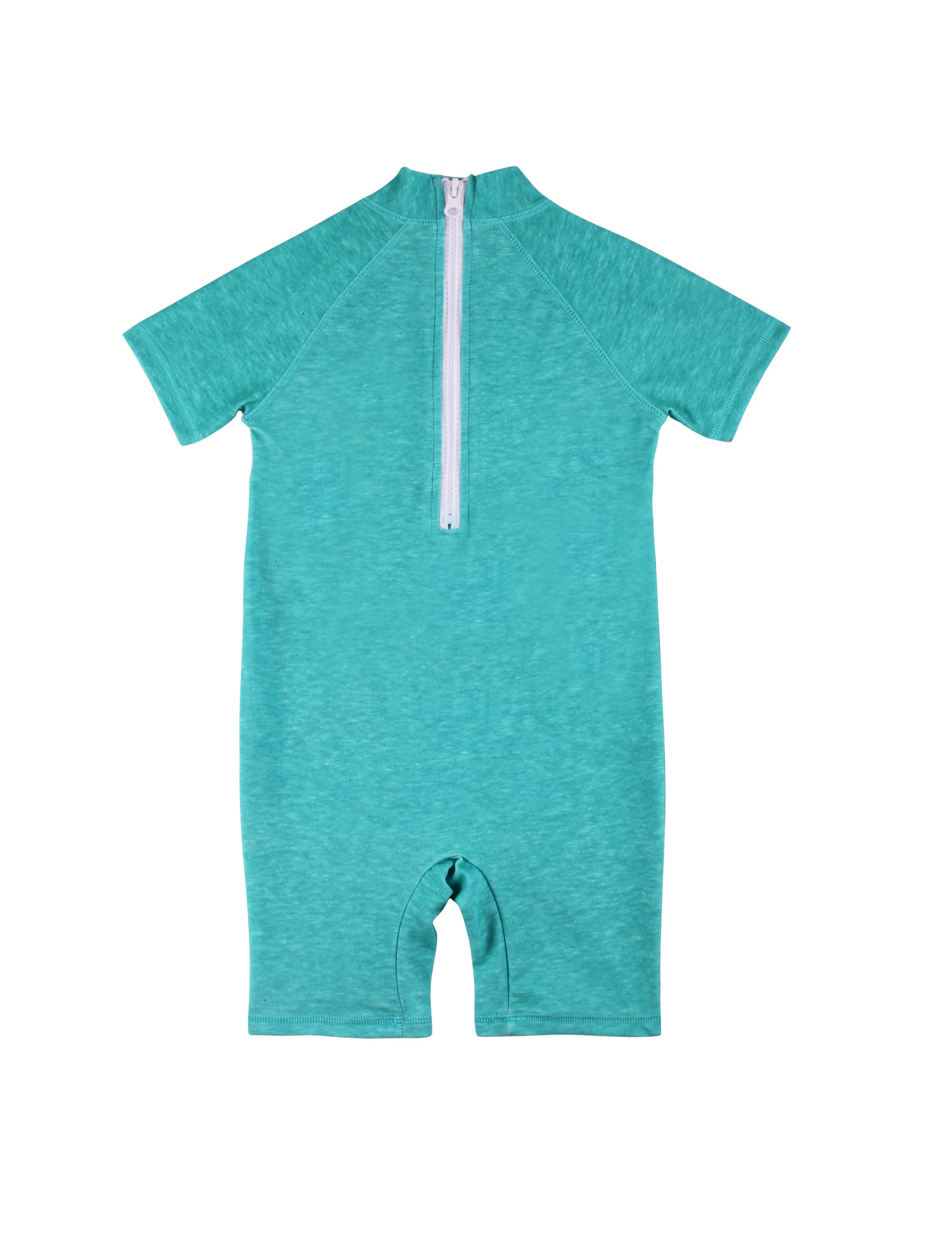 Baby Toddler Boys Bathing Suits One-Piece Zip Swimsuit Short Sleeve Rash Guard Swimwear Sunsuits with UPF50+ Sun Protection for Summer Beach (Lightning,3-6M)
