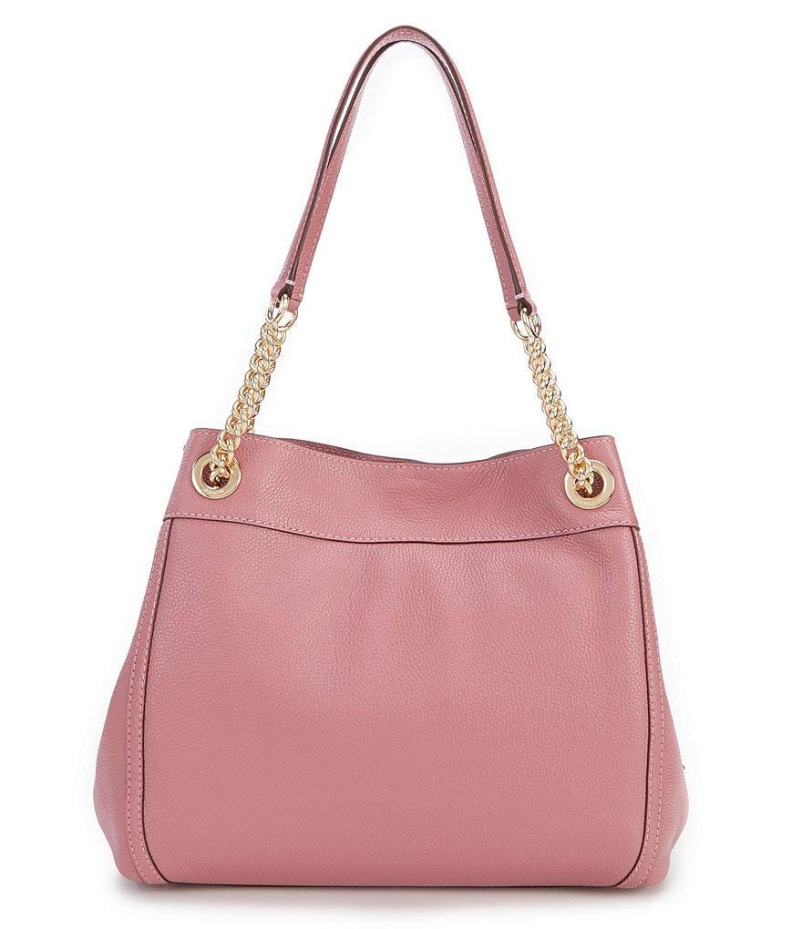 Coach Edie Turnlock Leather Shoulder Bag, Rose