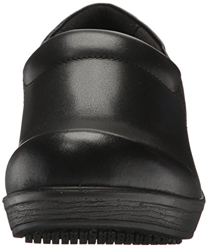 Dr. Scholl's Shoes Women's Dynamo Work Shoe, Black Leather 7.5