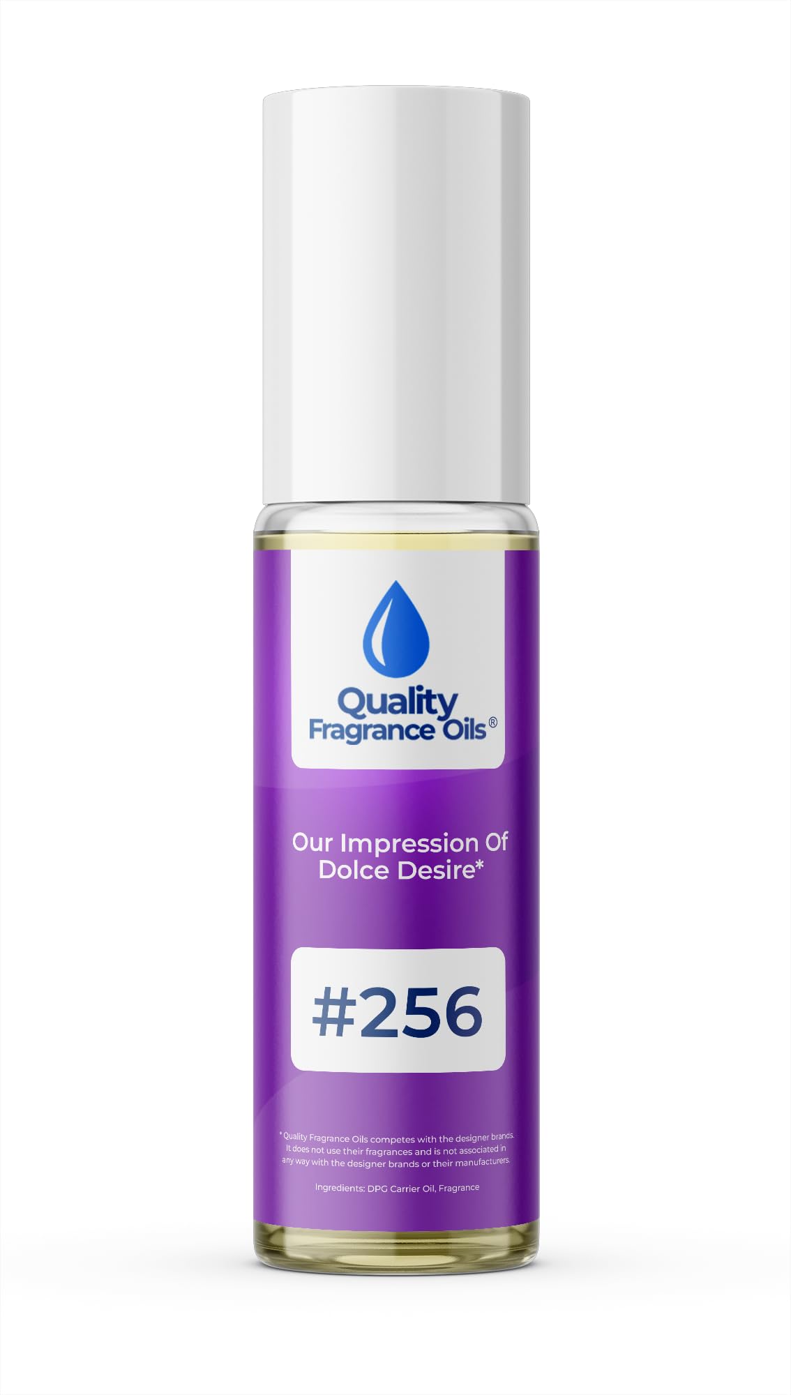 Quality Fragrance Oils' Impression #256, Inspired by Dolce Desire for Women (10ml Roll On)