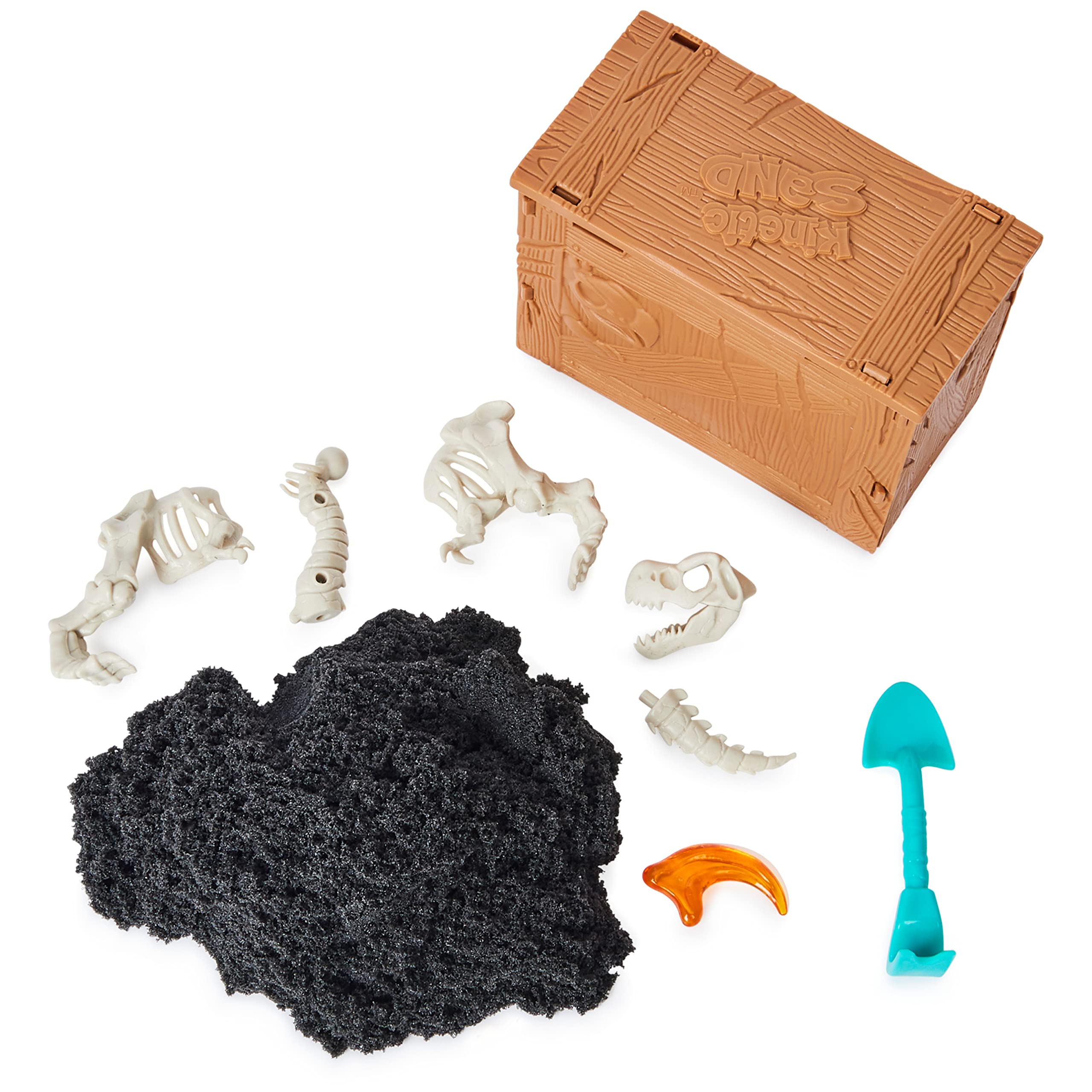 Kinetic Sand, Dino XCavate 3-Pack, Made with Natural Sand, Play Sand Sensory Toys for Kids Ages 6 and Up