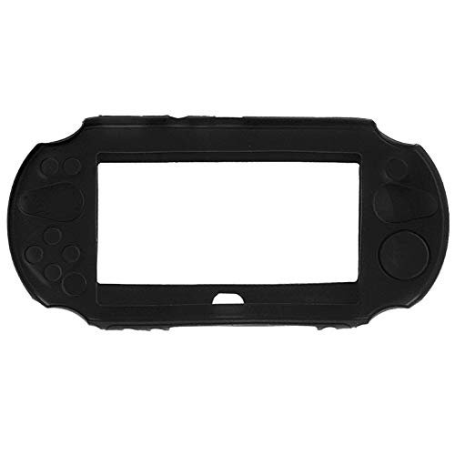 New Silicone Rubber Soft Skin Protective Shell Case Cover for PS Vita 2000 (Black)