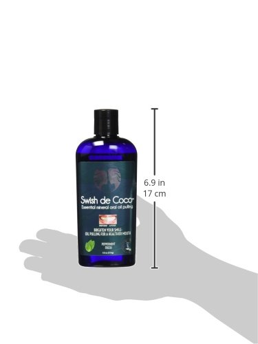 Rare Body Swish De Coco Oil Pulling, Peppermint, 7.5 Ounce