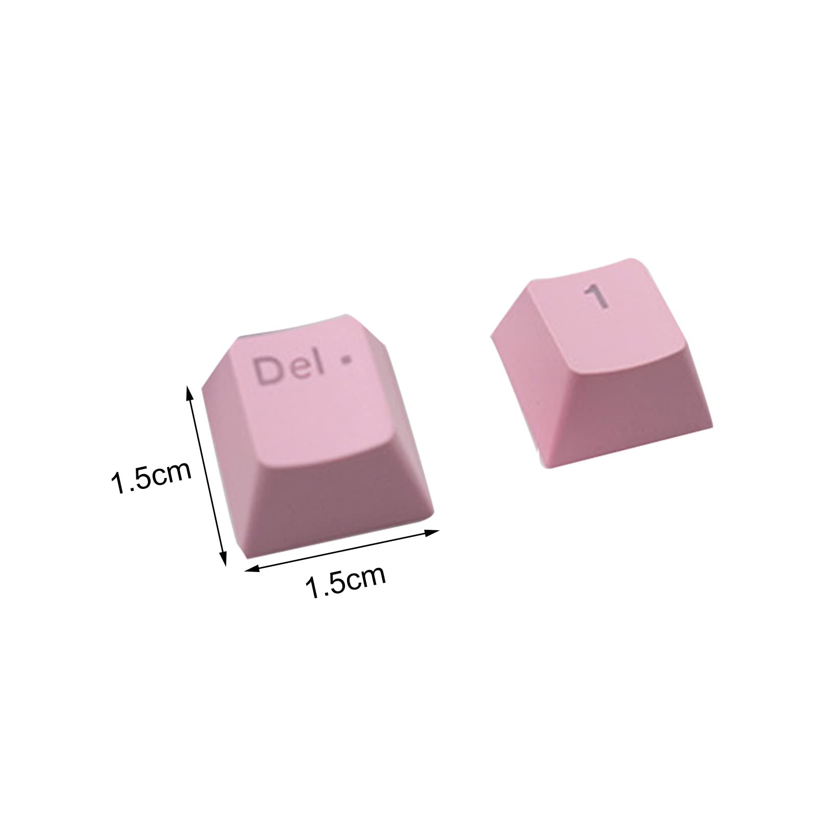 areclern 104 Pcs Keycaps for Gaming Mechanical Keyboard, Translucent Anti-Slip Profile Key Caps Accessories for Office White
