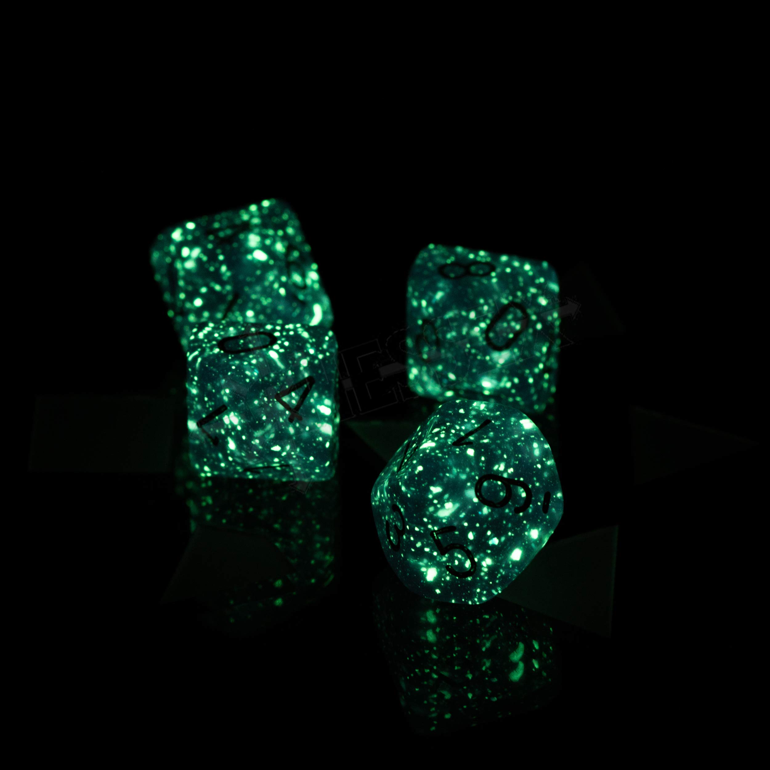 Chessex Borealis Icicle Luminary 10 x D10 Dice Set CHX27381, Medium
