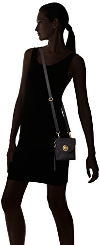Baggallini womens Gold International Athens Rfid Crossbody Black W/Sand Wallet, Black/Sand, One Size US