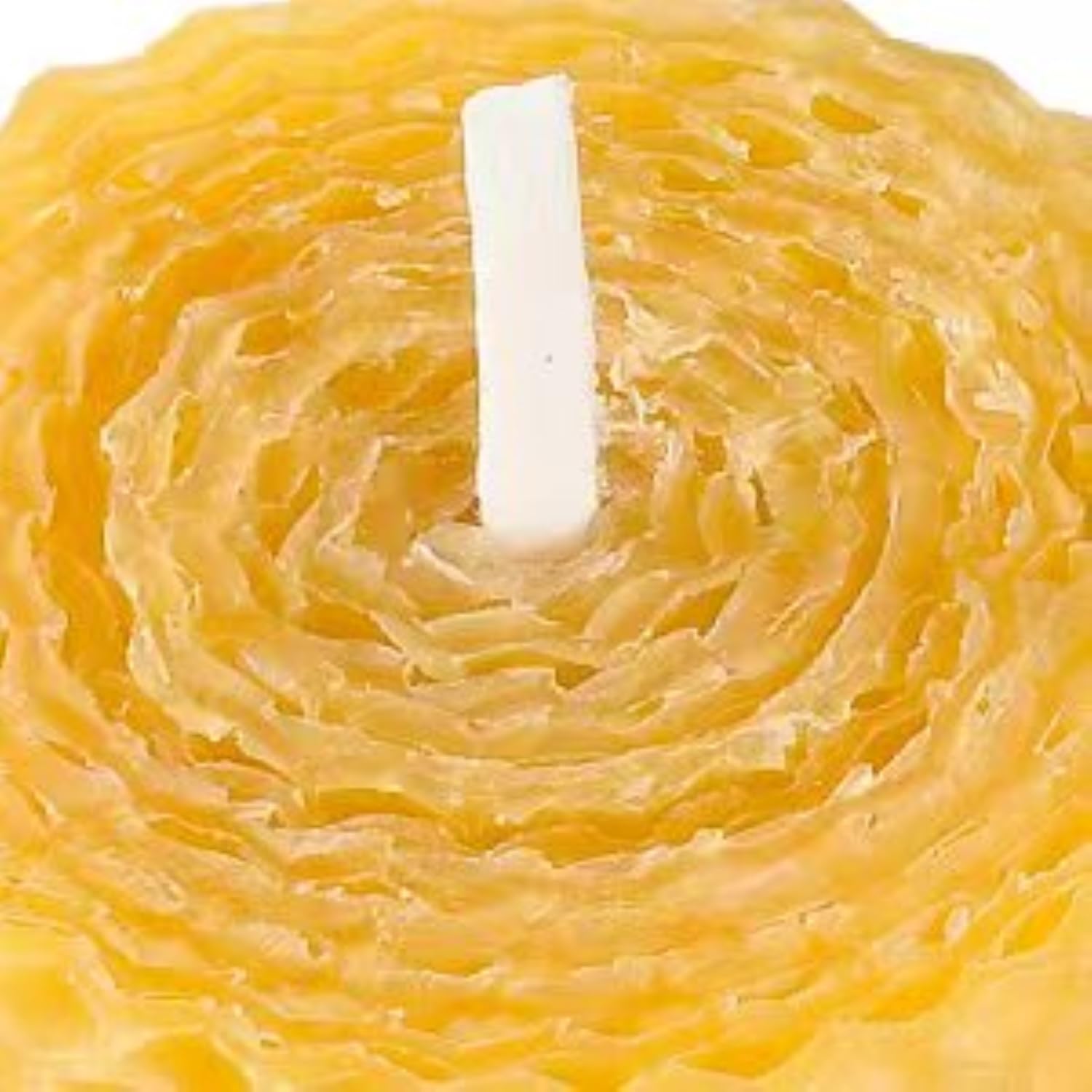 Beeswax Pillar Candles Set of 4 - Handmade Pure Beeswax Rolled Candles for Gift & Home Décor (1.4" x 4", Red)
