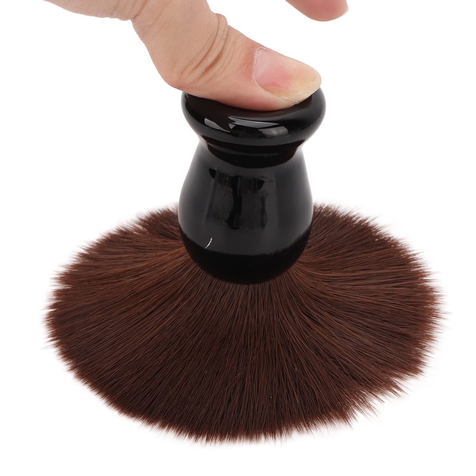 Beard Foam Brush Beard Foam Brush, Nylon Foaming Shaving Brushes Men Beard Brush Soft Brown Nylon Hair Comfortable Black Handle Beard Cleansing Grooming Brush Beard Tool Hair