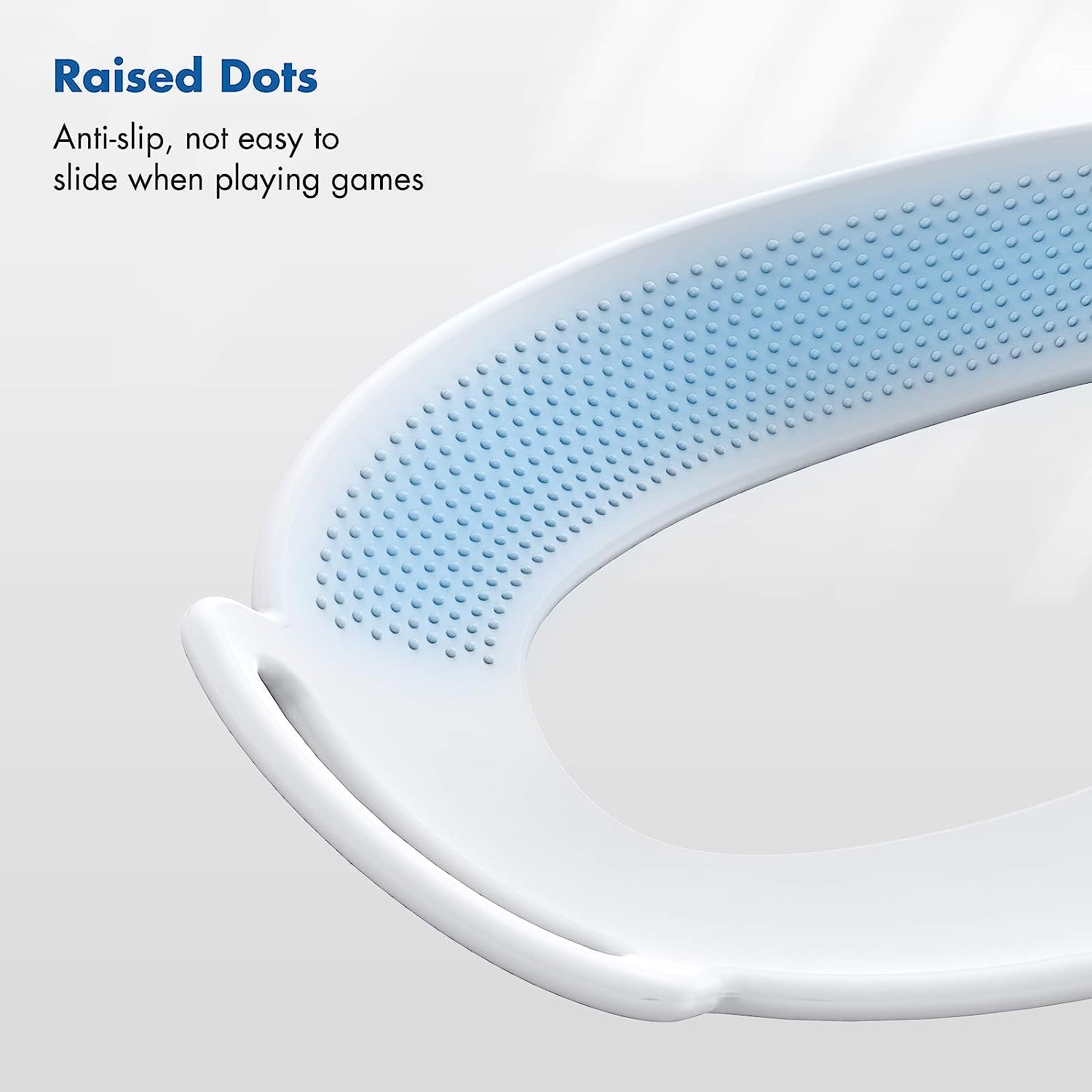 KIWI design Headset Strap Pad Replacement for Elite Strap Compatible with Quest 2/Quest 3 (White)