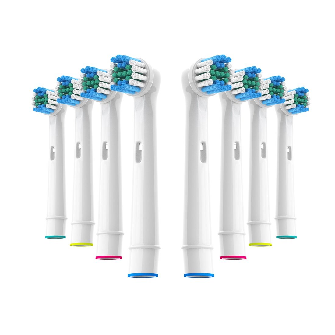 Replacement Brush Heads Refill,4 pack, fits Oral B Electric Toothbrush Precision,Floss, Pro White, Sensitive Gum Care,Cross,Sensi,Whitening,4 Count By WyFun